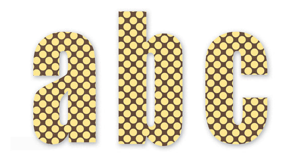 SB306-Yellow Polka Dot Alphabets – The Paper Loft