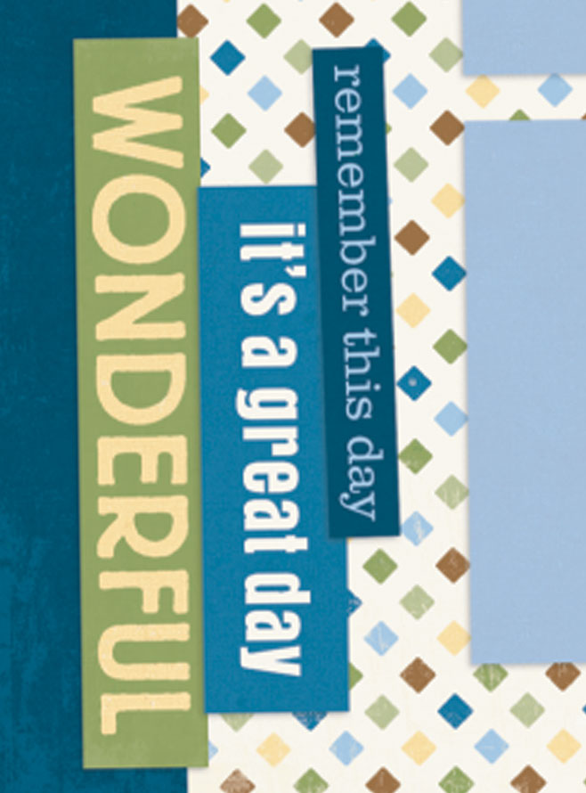 PP511 Wonderful-Two Page Kit – The Paper Loft